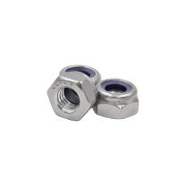 China DIN985 Hex Nylon Lock Nuts for sale