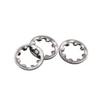 China DIN6798 Serrated Lock Washers with Internal Teeth M3-M12 Carbon Steel for sale