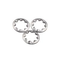 China DIN6798 Serrated Lock Washers with Internal Teeth M3-M12 Carbon Steel for sale