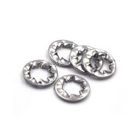 China DIN6798 Serrated Lock Washers with Internal Teeth M3-M12 Carbon Steel for sale