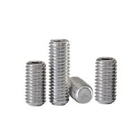China DIN913 Hexagon Socket Set Screws Flat Point M6-M24 Carbon Steel for sale