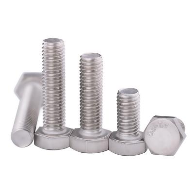 China DIN933 External hexagon head full threaded bolts for sale