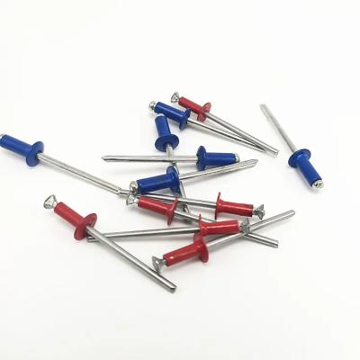 China Colored Structural Aluminum Pop Rivet Dome CSK Head Peel Type Flower Shape Blind Rivet for sale