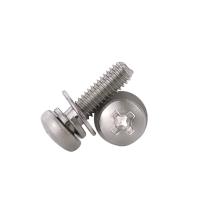 China Cross Recessed Pan Head Screws with Integrated Washers M2-M6 Stainless Steel for sale