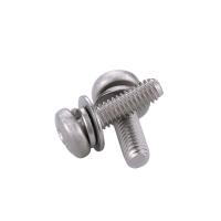 China Cross Recessed Pan Head Screws with Integrated Washers M2-M6 Stainless Steel for sale