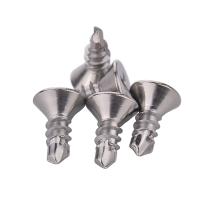 China CSK Head Cross Slot Self Drilling Screws 12-14 x 1-1/2 Inch Steel Zinc Plated for sale
