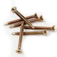 China CSK Head Cross Slot Self Drilling Screws 12-14 x 1-1/2 Inch Steel Zinc Plated for sale