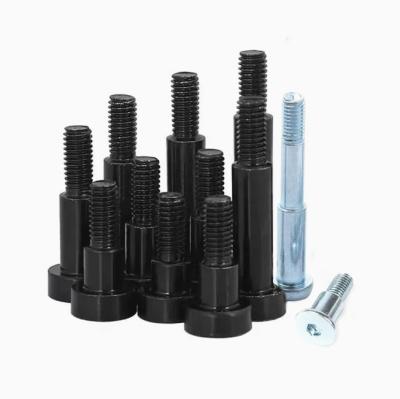 China Black colored custom design hexagon slot Shoulder Bolt for sale