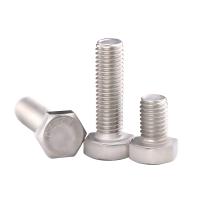 China DIN933 External Hex Bolts M10 x 1.5 Steel Grade 8.8 Industrial Fasteners for sale