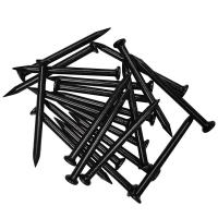 China Blackened Cement Coated Steel Nails 2.5-5.2mm Diameter 20-150mm Length for Concrete Wall for sale