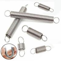 China Custom Cylindrical Helical Tension Spring Music Wire Stainless Steel 500pcs MOQ for sale