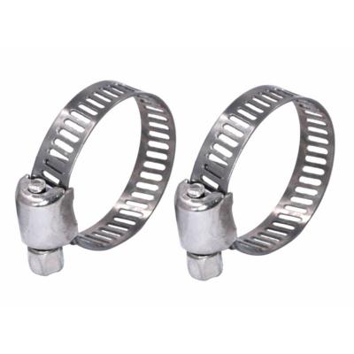 China Stainless steel Worm Drive Hose Clamp Adjustable Pipe Clamp for sale