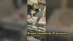 CNC VEDIO OF WATER-COLLED HEATSINK BRASS QUALITY