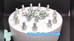 cylindercial head with allen socket full threaded machine bolts