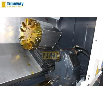 Cina 7.5 kw Potenza del motore principale Alto precisione letto inclinato tornio CNC per l'industria in vendita