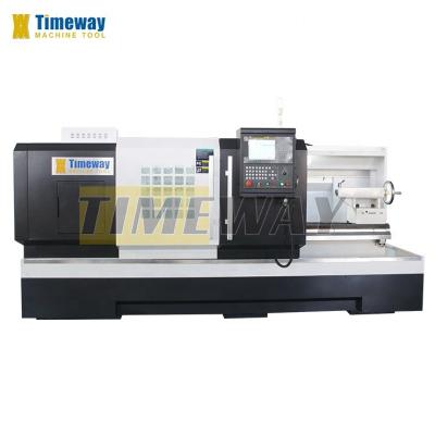 China High Productivity Flat Bed Lathe with X/Z-axis Rapid Traverse Rate of 6/12m/min for sale