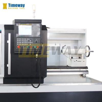 China High Productivity Flat Bed Lathe with X/Z-axis Rapid Traverse Rate of 6/12m/min for sale