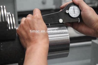 Cina 16-380rpm Spindle velocità manuale tubo orizzontale tornitore di filettatura per il campo petrolifero 130-270mm in vendita