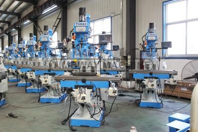 China 2.2kW Spindle Motor Power 3-Axis DRO Universal Rotary Head Milling Machine for Milling for sale