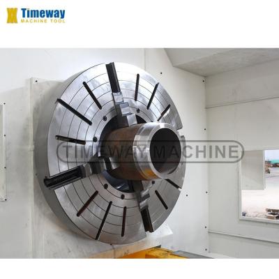Cina Metrica 140 Spindle Taper Pipe Threading CNC Lathe per la produzione di petrolio in vendita
