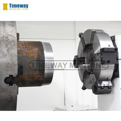 Cina Metrica 140 Spindle Taper Pipe Threading CNC Lathe per la produzione di petrolio in vendita