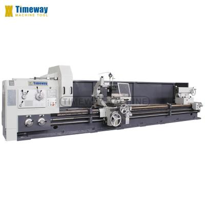China 865mm Swing 6 ton precisie horizontale draaibank voor zwaar werk en grote werkstukken Te koop