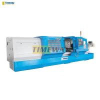 China 2-Axis Horizontal Flat Bed CNC Lathe Turning Machine for High Precision Turning for sale