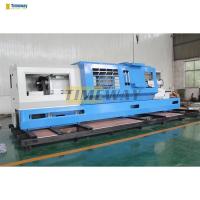 China 2-Axis Horizontal Flat Bed CNC Lathe Turning Machine for High Precision Turning for sale