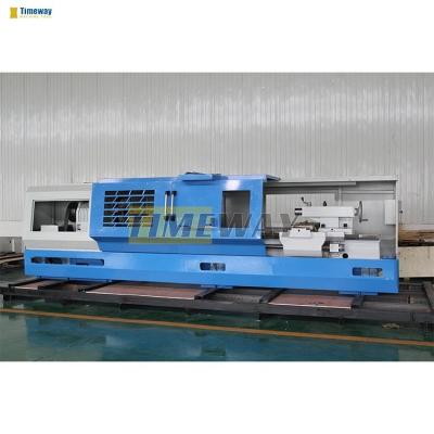 Cina Macchine per la tornitura a tornitura CNC a due assi orizzontali a letto piatto per la tornitura ad alta precisione in vendita