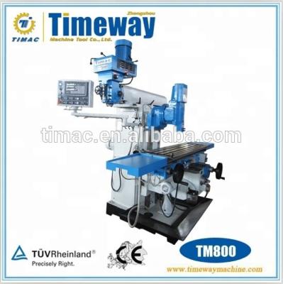China TM800 Timeway Horizontal and Vertical Turret Milling Machine for Durable Construction for sale