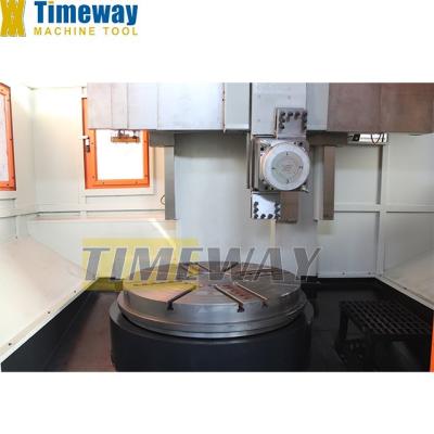 China Máquina de tornillo vertical de alta velocidad CNC de husillo único con mesa redonda en venta
