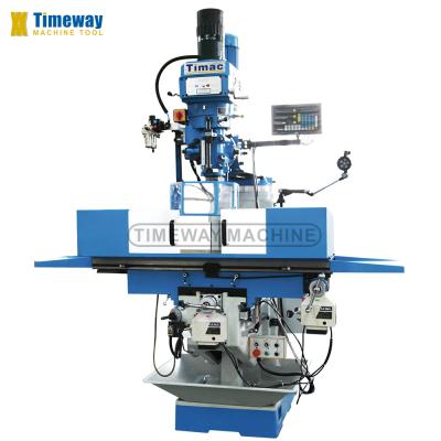 Cina 220V/380V Applicazioni normali o CNC Torretta fresatrice con tavolo di lavoro in vendita