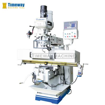 Cina 220V/380V Applicazioni normali o CNC Torretta fresatrice con tavolo di lavoro in vendita