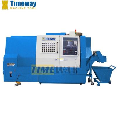 China Maschinenreparaturwerkstätten Schrägmaschine mit 62 mm Spindelbohrung und hydraulischem Heckstock zu verkaufen