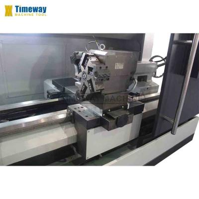 Cina Tornitore CNC a media forza CK-800U Timeway Precision Metal Turning con postazione utensile a 6 stazioni in vendita