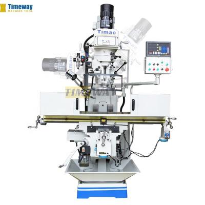 中国 0-400mm スピンドルからテーブルまでの距離 高精度の作業のためのターレットフレッシングマシン 販売のため
