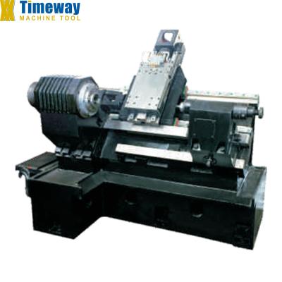 Cina 210 mm Viaggio X Asse CK-32 CNC Torniera per Metallo Leggio inclinato Torniera 2700 KG Peso in vendita