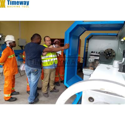 China High Precision CNC Heavy Duty Horizontal Lathe Machine AK1000 With 420mm X Axis Travel for sale
