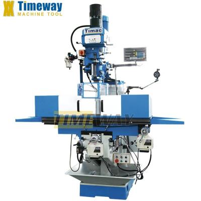 Cina Fresatrice manuale verticale universale di precisione con DRO e table travel Y di 420 mm in vendita