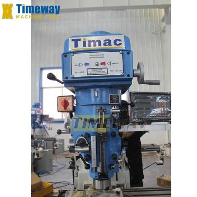 Cina Fresatrice manuale verticale universale di precisione con DRO e table travel Y di 420 mm in vendita