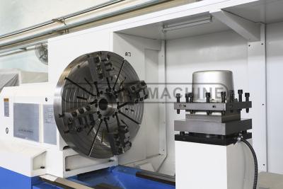 China Máquina de torno horizontal de trabalho pesado CNC para usinagem de metais AK-1600C com 4 estações de postes de ferramentas à venda