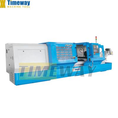 China 630 mm Max. Schwingend über das Bett Flachbett CNC Drehmaschine CK-630U mit ±0,03mm Positionierungsgenauigkeit zu verkaufen