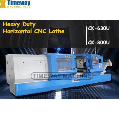 China 630mm Max. Swing Over Bed Flat Bed CNC draaibank CK-630U met ±0.03mm positioneringsnauwkeurigheid Te koop