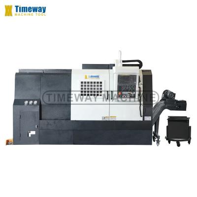 China X-as snelle voedingssnelheid 12 m/min Slant Bed CNC draaibank AK-25 voor werkstuklengte 1000 mm Te koop