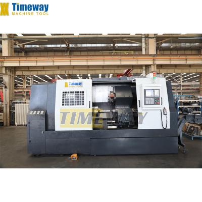 China X-as snelle voedingssnelheid 12 m/min Slant Bed CNC draaibank AK-25 voor werkstuklengte 1000 mm Te koop