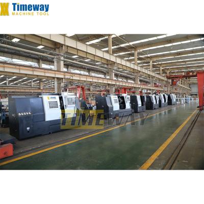 China X-as snelle voedingssnelheid 12 m/min Slant Bed CNC draaibank AK-25 voor werkstuklengte 1000 mm Te koop