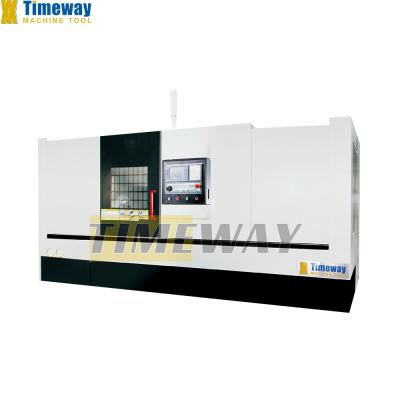 China CK-80 CNC Schrägbettendrehmaschine /Torno CNC mit einer einzigen Spindel und einer 750 mm langen Reise-Z-Achse zu verkaufen