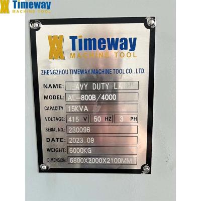 Cina Metrica 120 Spindle Taper High Precision Heavy Duty Horizontal Lathe Machine AL-940B per il metallo in vendita