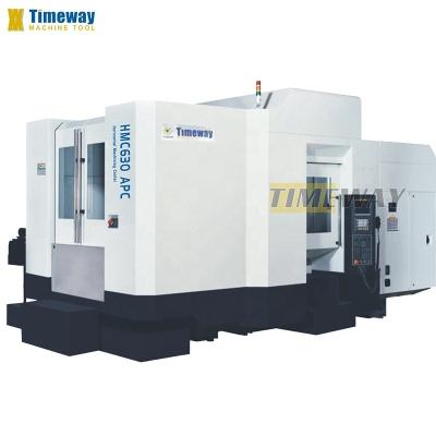China Mecanizado de metales Centro de mecanizado CNC horizontal con tamaño de mesa de 630x630mm en línea en venta