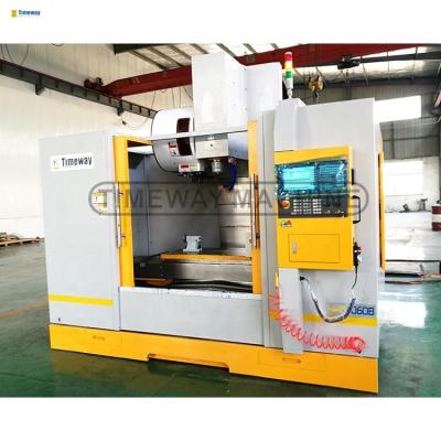 중국 FANUC 컨트롤러와 함께 CNC 수직 가공 센터 ± 0.008 위치 정확도 mm 판매용